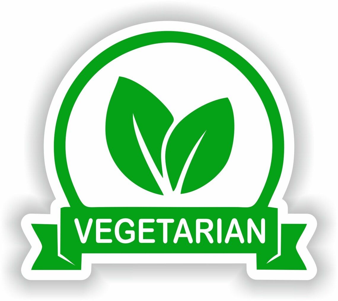 Vegetarian Sticker for Laptop Book Fridge Guitar Motorcycle | Inspire ...