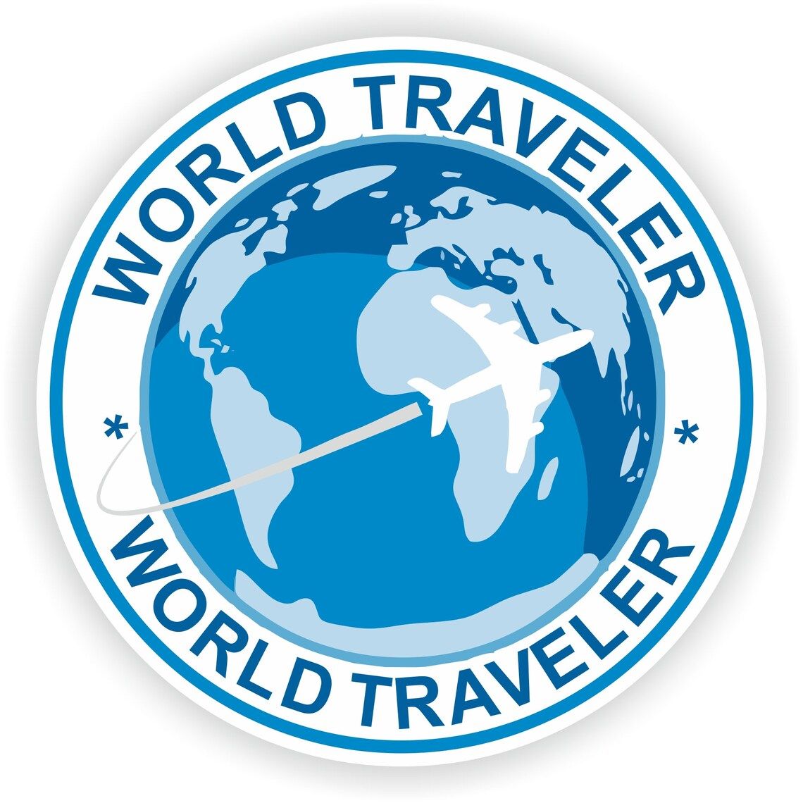 World Traveler Sticker for Bumper Car Van Truck Motorcycle H | Inspire ...