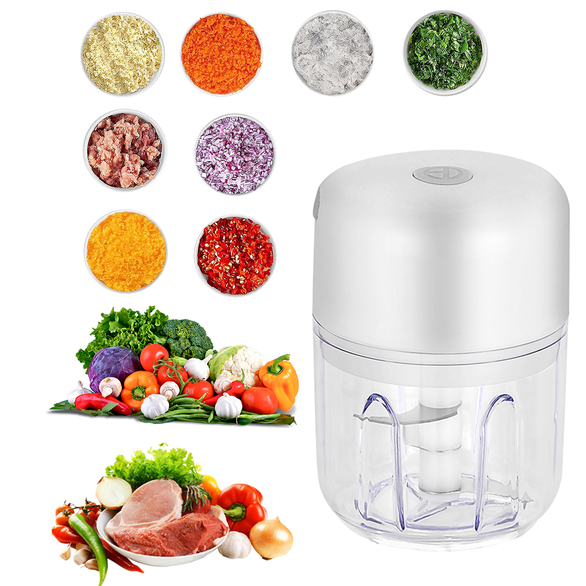 Portable Electric Garlic Chopper Wireless Mini Processor | Inspire Uplift