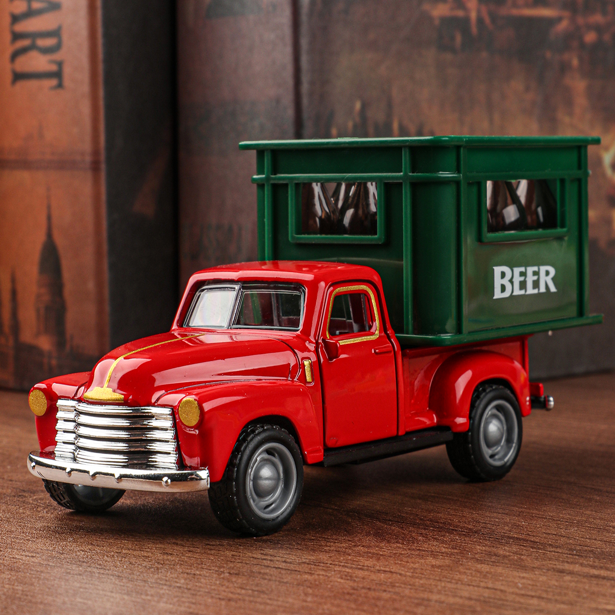 Mini Pickup Truck Beer Crate for Home Decor | Inspire Uplift