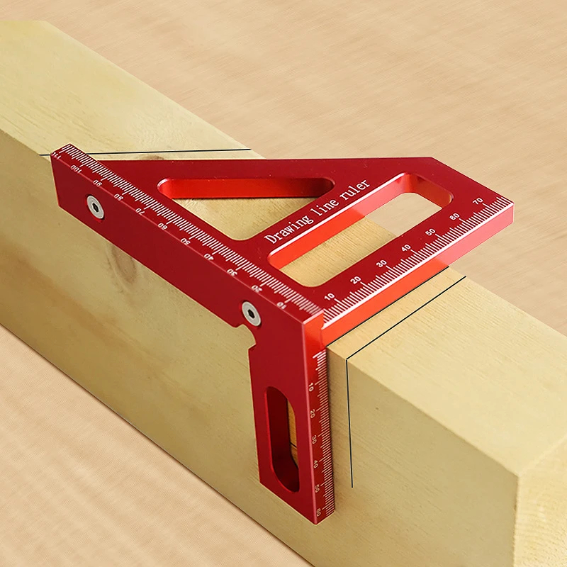 High Precision Woodworking Square Protractor Aluminum Alloy | Inspire ...