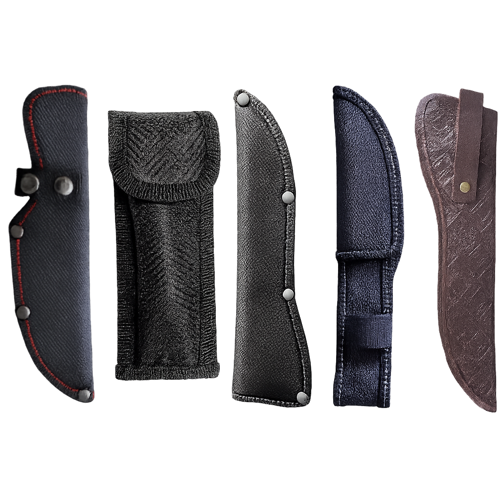 Belt Knife Sheath with Waist Belt Buckle, Leather Protective | Inspire ...
