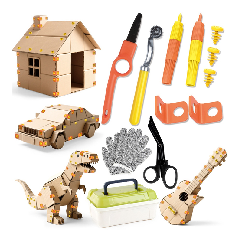 Cardboard Tools For Kids With Cutter Kit | Inspire Uplift