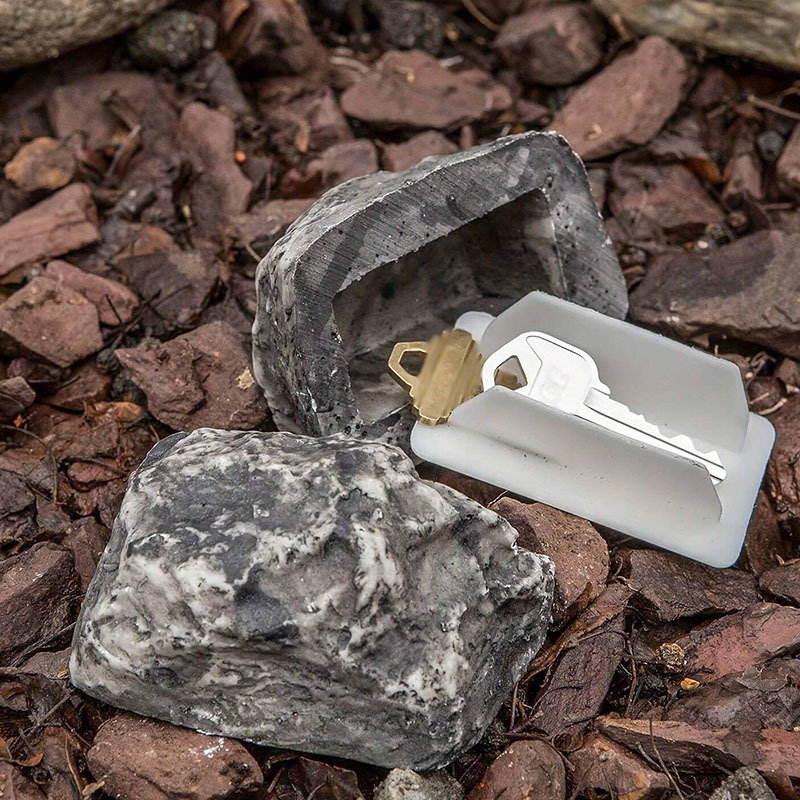 Outdoor Key Hider Stone Decoration for Garden, Courtyard | Inspire Uplift
