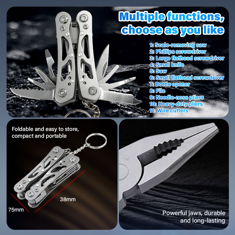 Multi-tool Pocket Knife Pliers for Outdoor & Tactical | Inspire Uplift