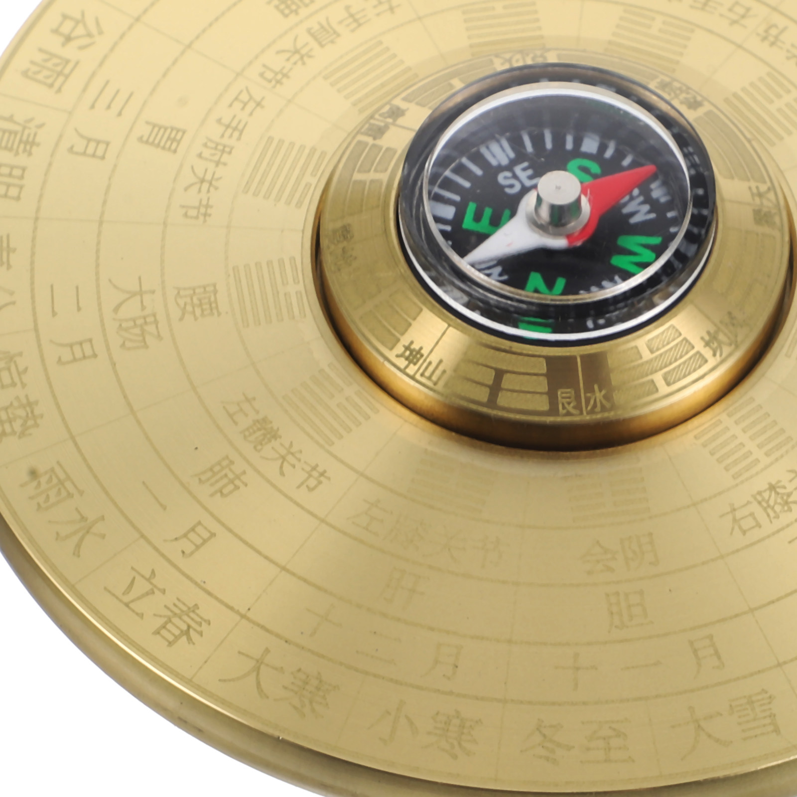Traditional Brass Compass for Hiking, Taoist & Home Decor | Inspire Uplift