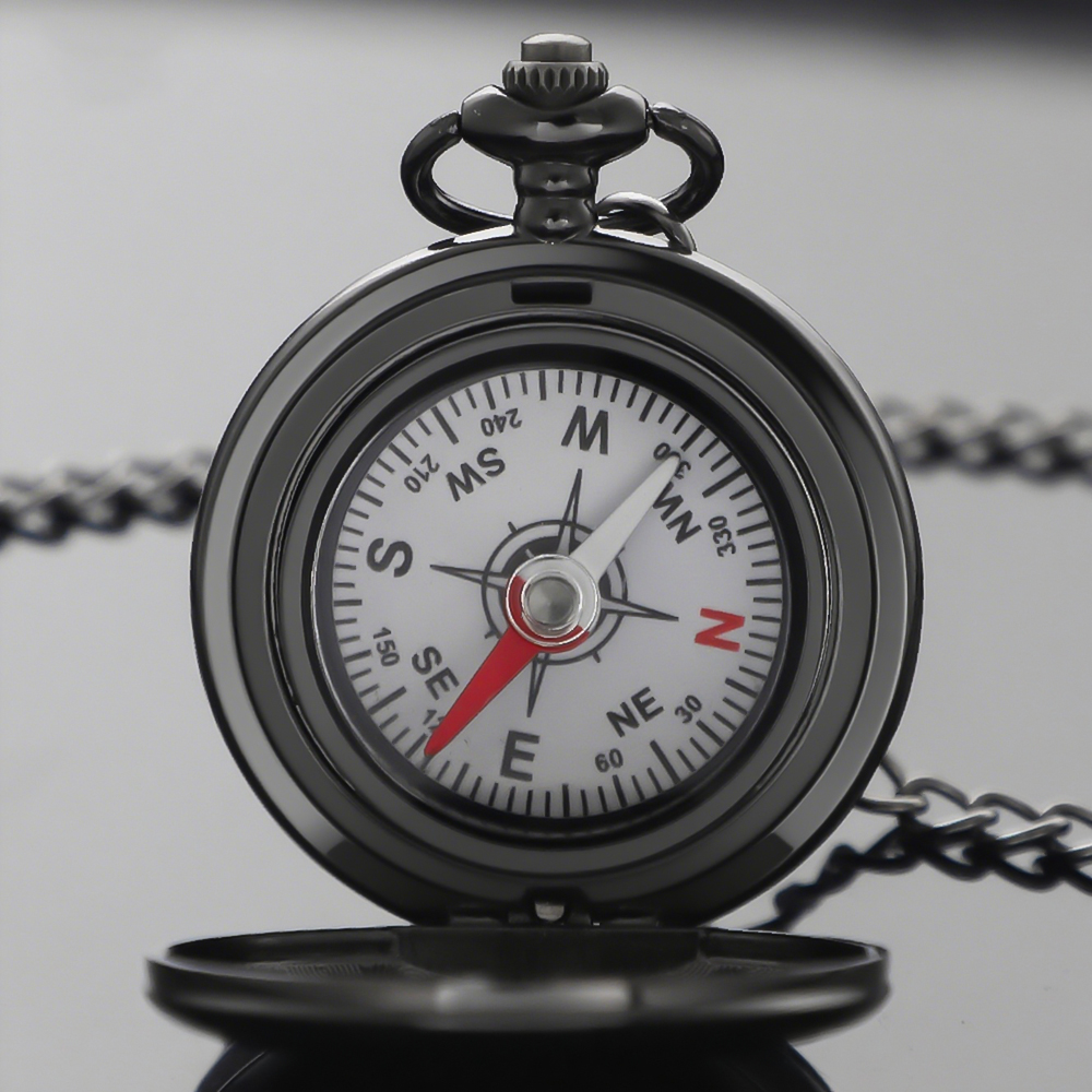 Classic Compass Pocket Watch – Gift for Hikers & Adventurers | Inspire ...