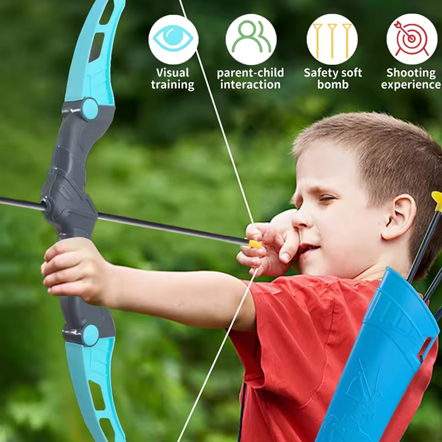 Kids Archery Set Toy with Target for Outdoor Play | Inspire Uplift