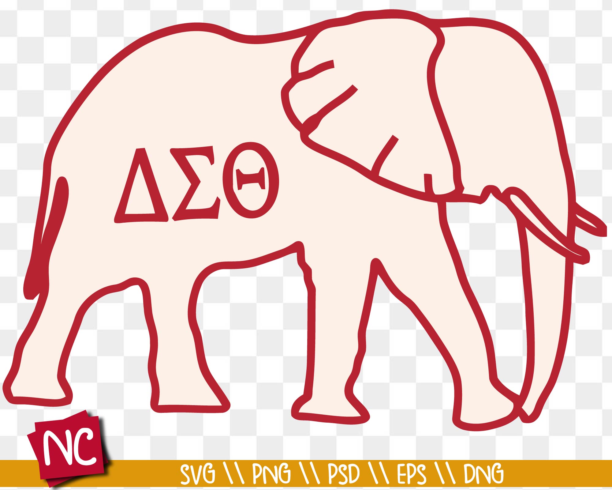 Delta Elephant svg, Elephant Delta Sigma Theta svg, Delta Si | Inspire ...