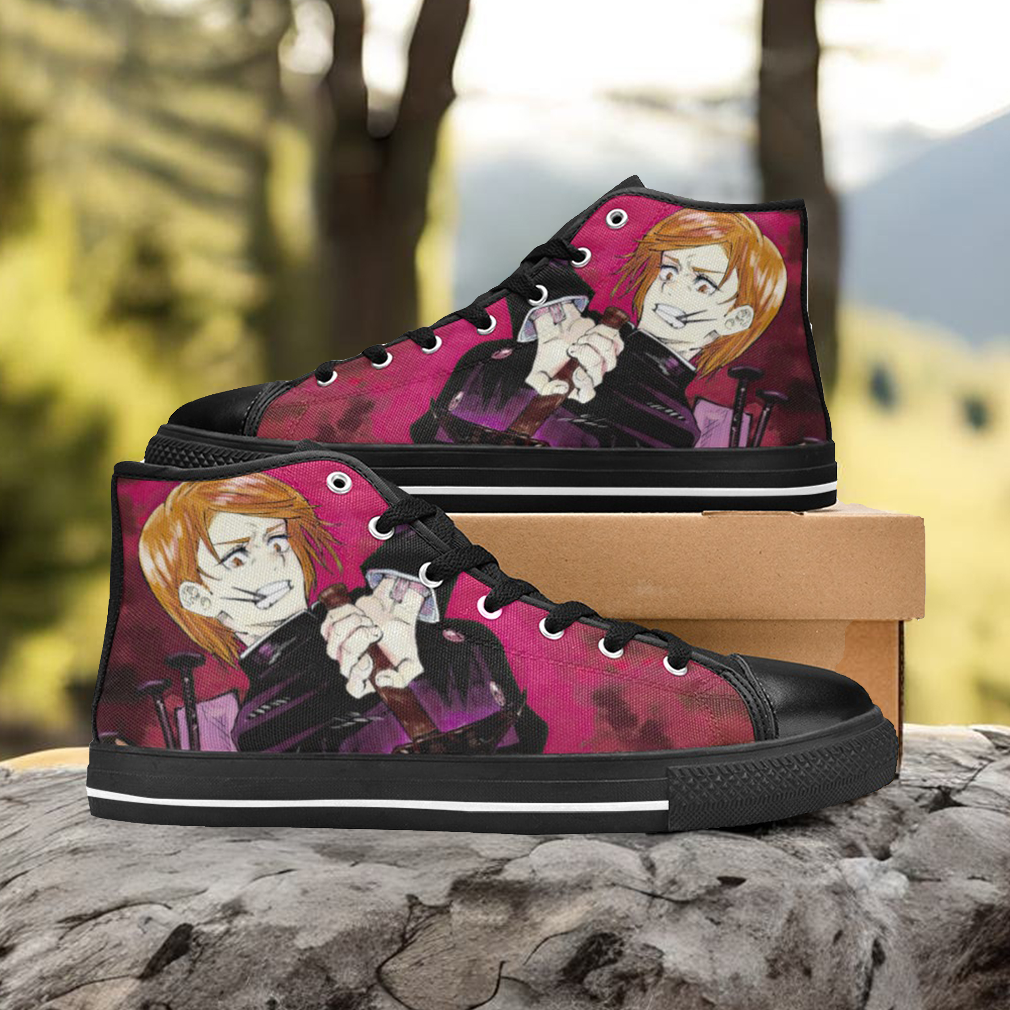 Jujutsu Kaisen Nobara Kugisaki High Top Shoes Sneakers | Inspire Uplift