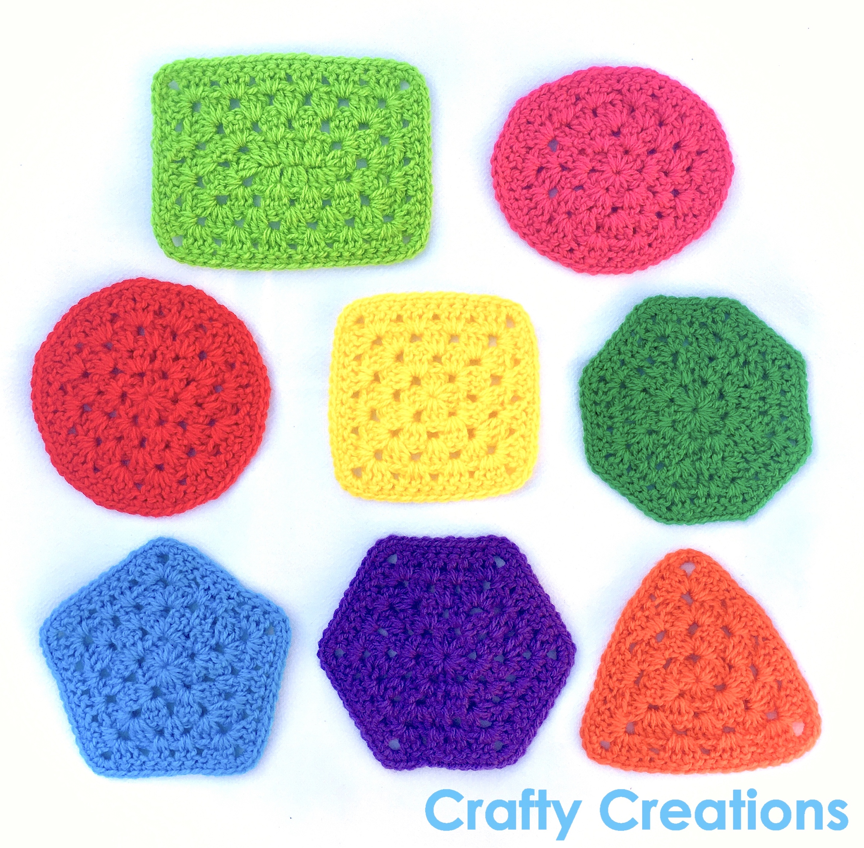 Granny Shapes Crochet Pattern | Inspire Uplift