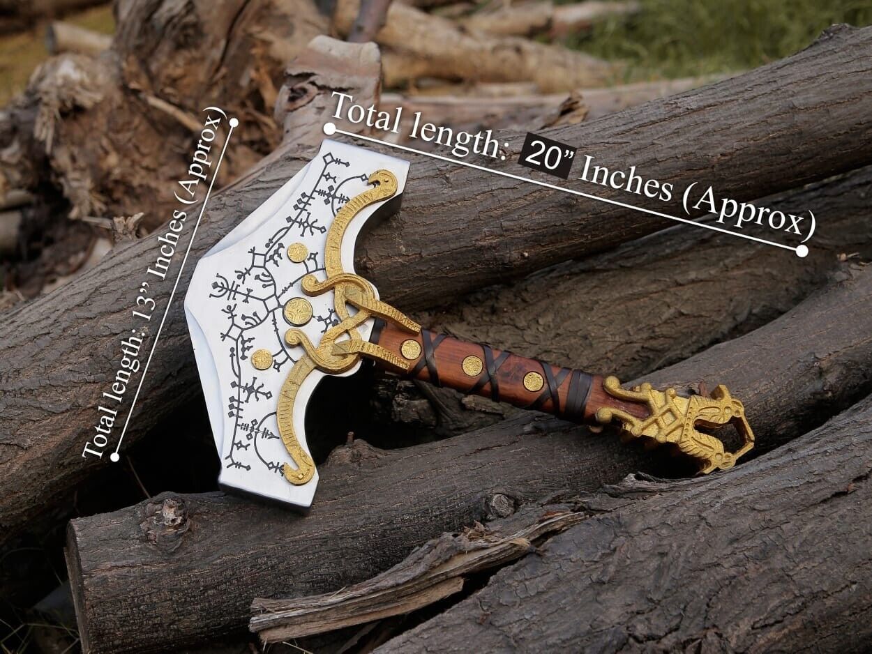 Mjolnir hammer metal with box Kratos Thor God of War Ragnaro | Inspire ...