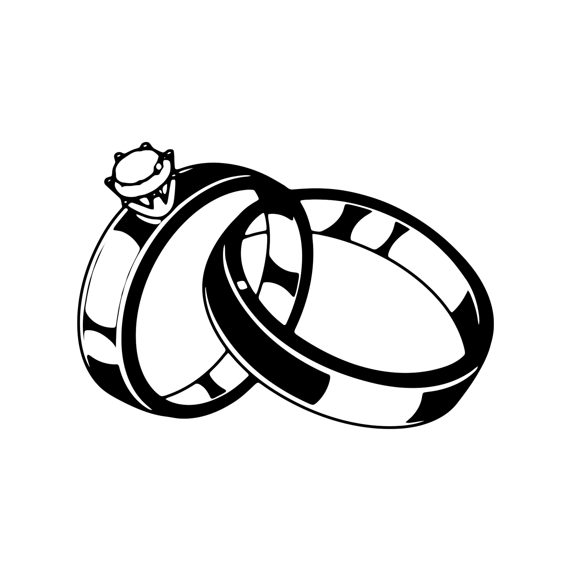 Wedding Rings svg,Wedding Heart svg,Wedding Couple svg | Inspire Uplift