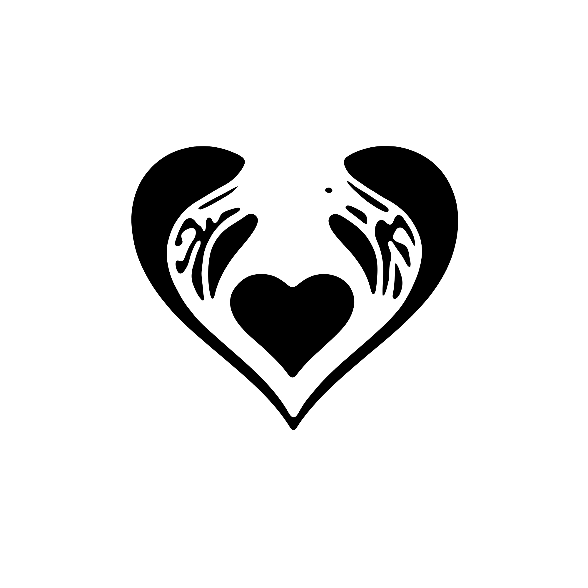 Heart SVG, Doodle Heart SVG, Crayon Heart SVG, anniversary | Inspire Uplift