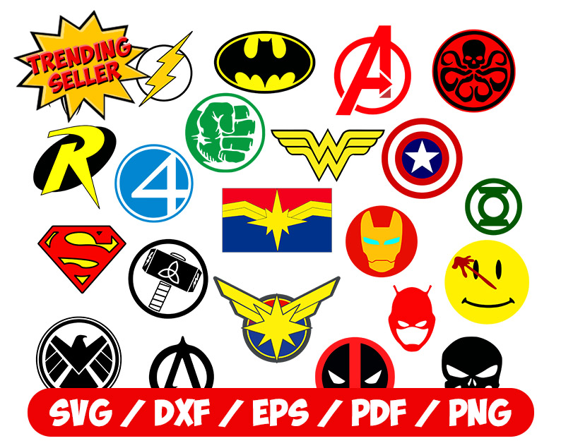 Superhero logo svg, Super Hero Logo svg, Superhero Character | Inspire ...
