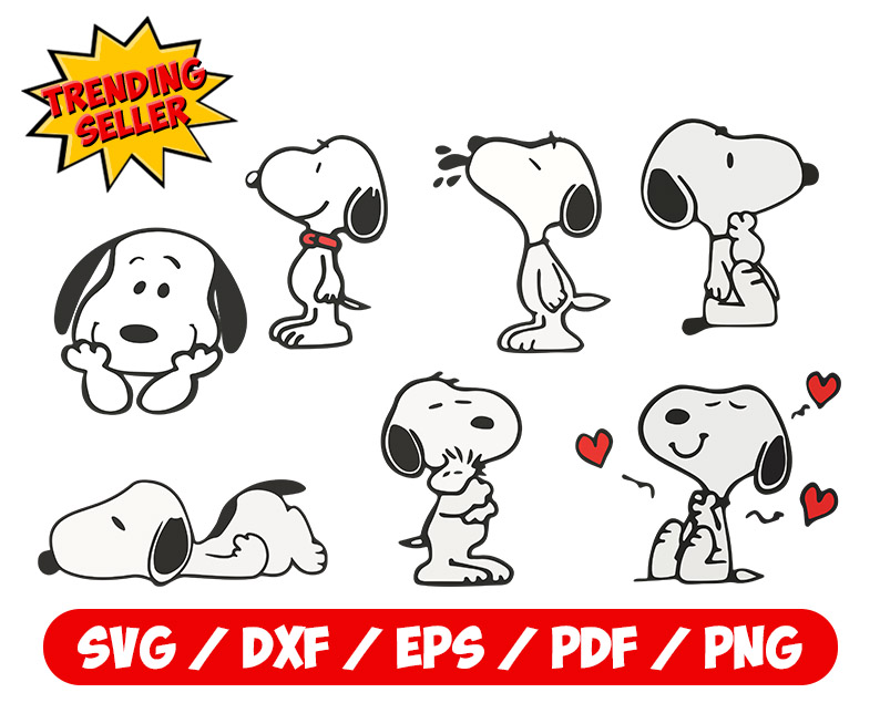 Snoopy Svg Bundle, Snoopy Png, Snoopy Birthday Gifts, Snoopy | Inspire ...