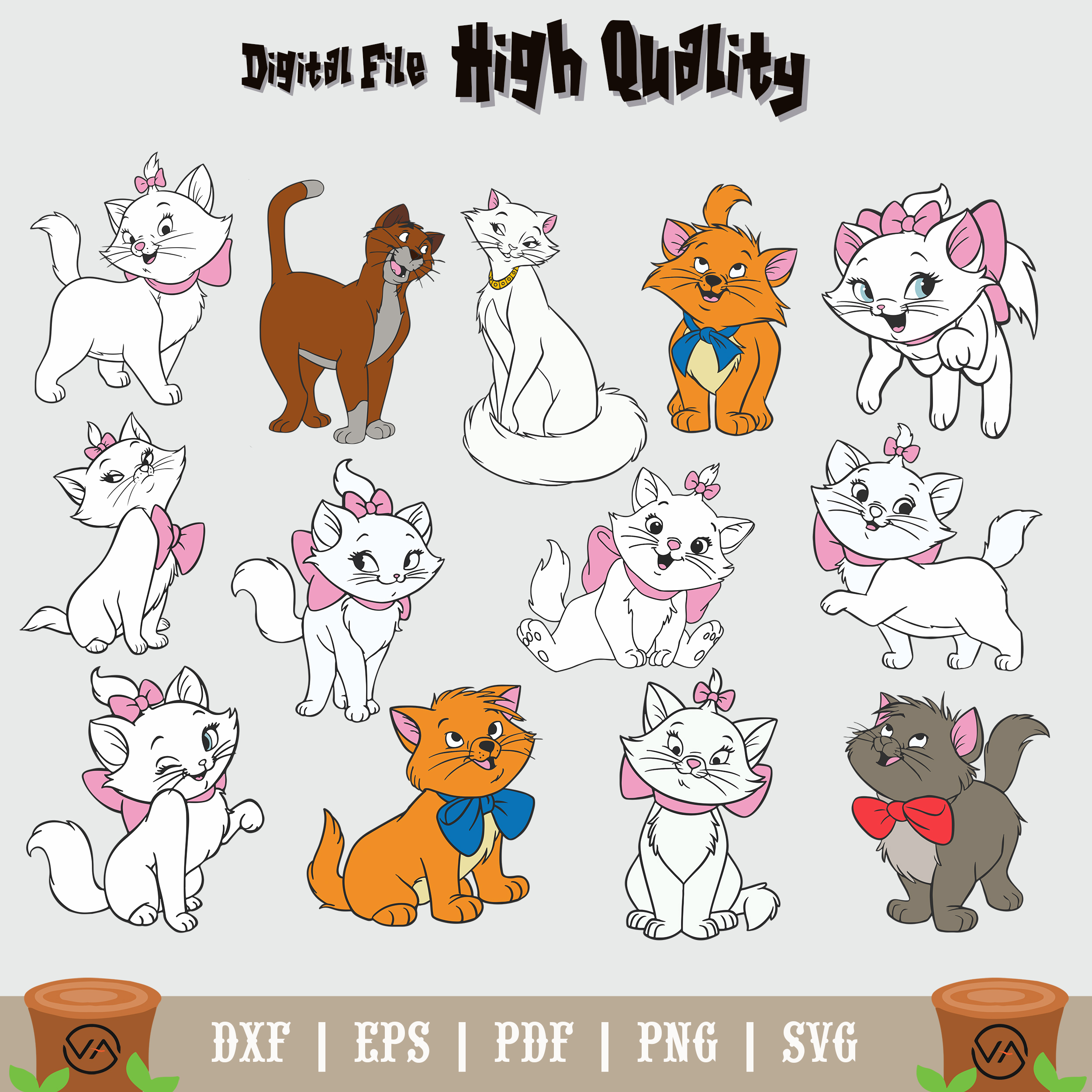 Aristocats svg, Marie svg, The aristocats svg, Disney svg, C - Inspire ...