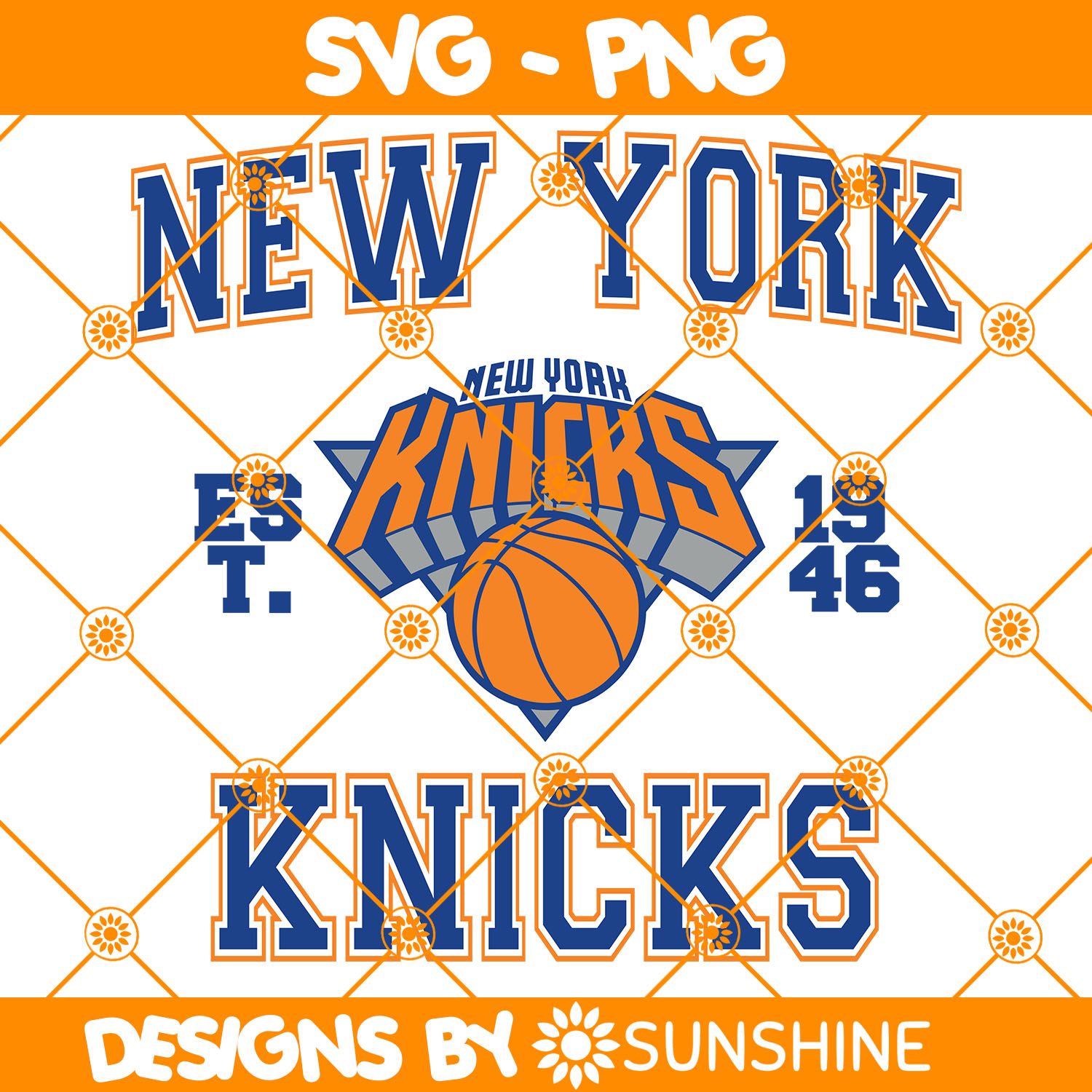 New York Knicks est 1946 Svg, New York Knicks Svg, NBA Team | Inspire ...