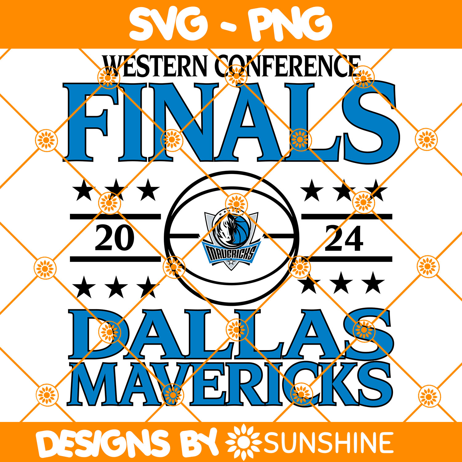 Western Conference Finals Dallas Mavericks Svg, Dallas Maver - Inspire ...