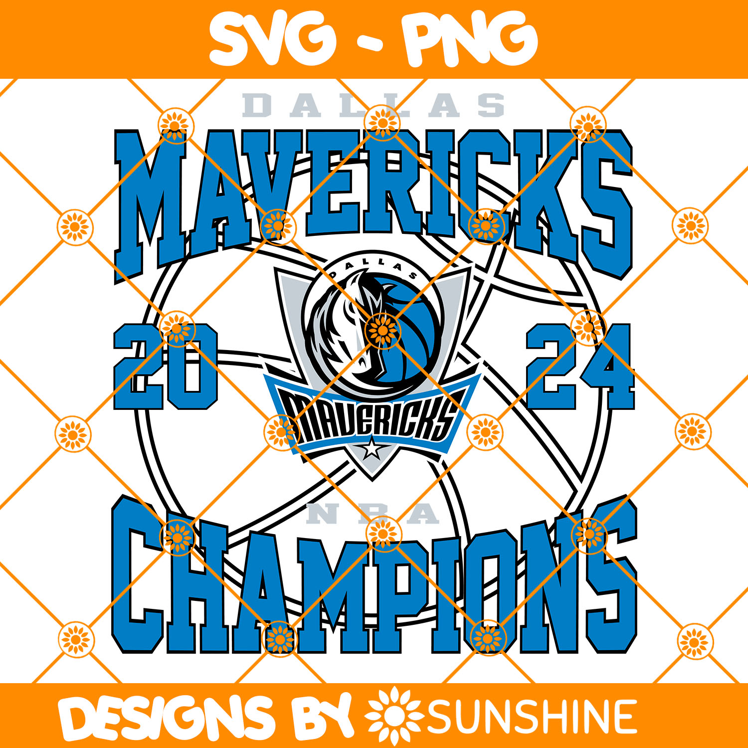 Dallas Mavericks NBA 2024 Champions Svg, Dallas Mavericks Sv | Inspire ...