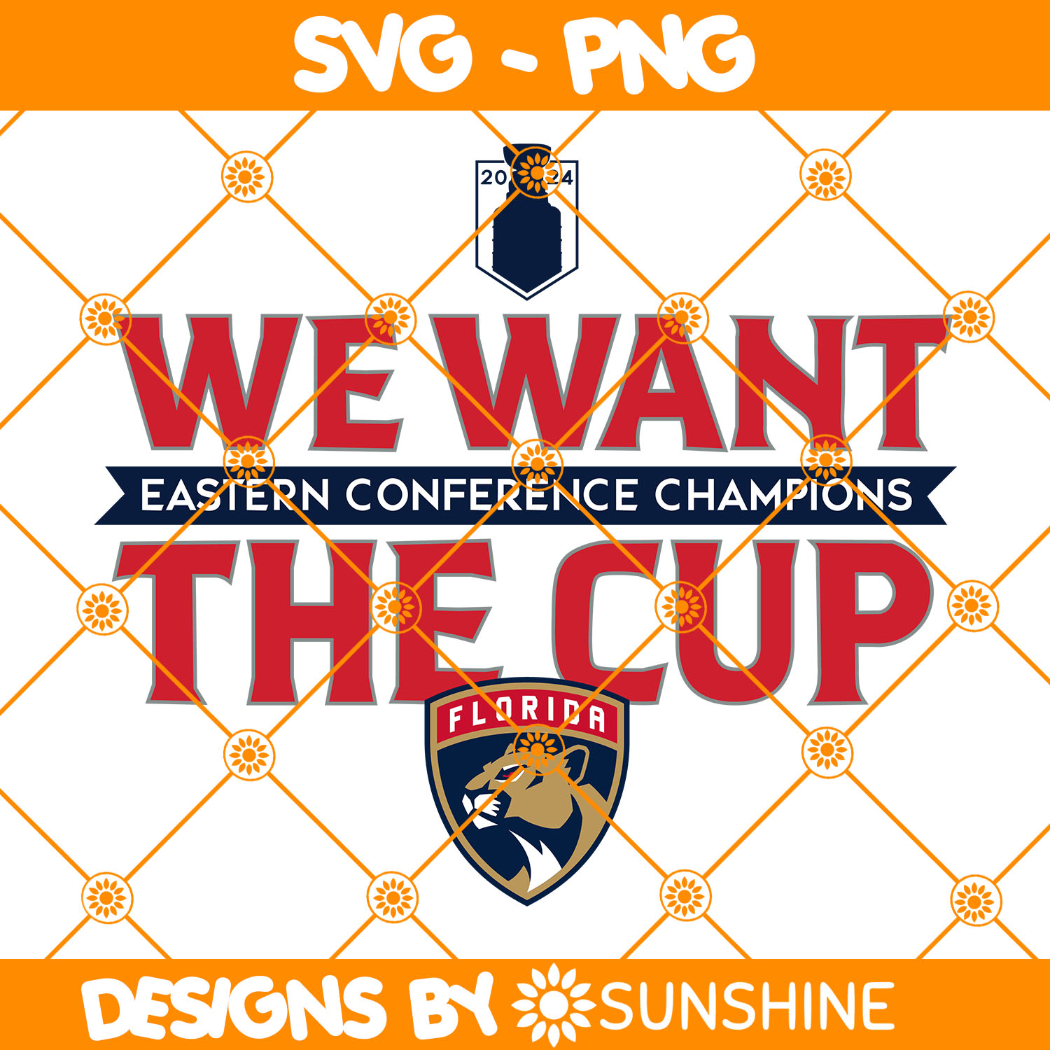 Eastern Conference Champions We Want The Cup Svg,Florida Pan | Inspire ...