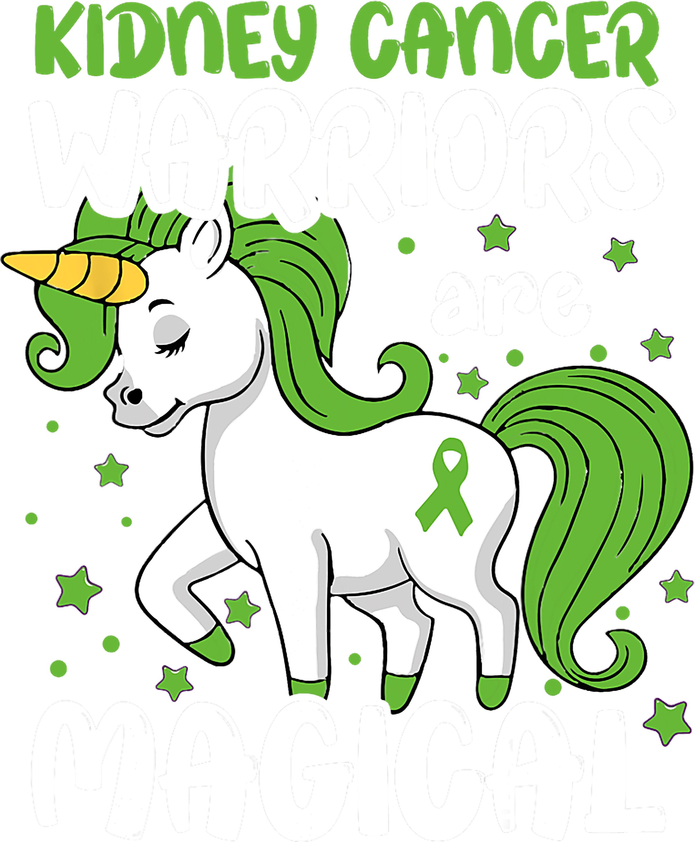 Kidney Disease Warrior Green Ribbon Kidney Cancer Awareness | Inspire ...