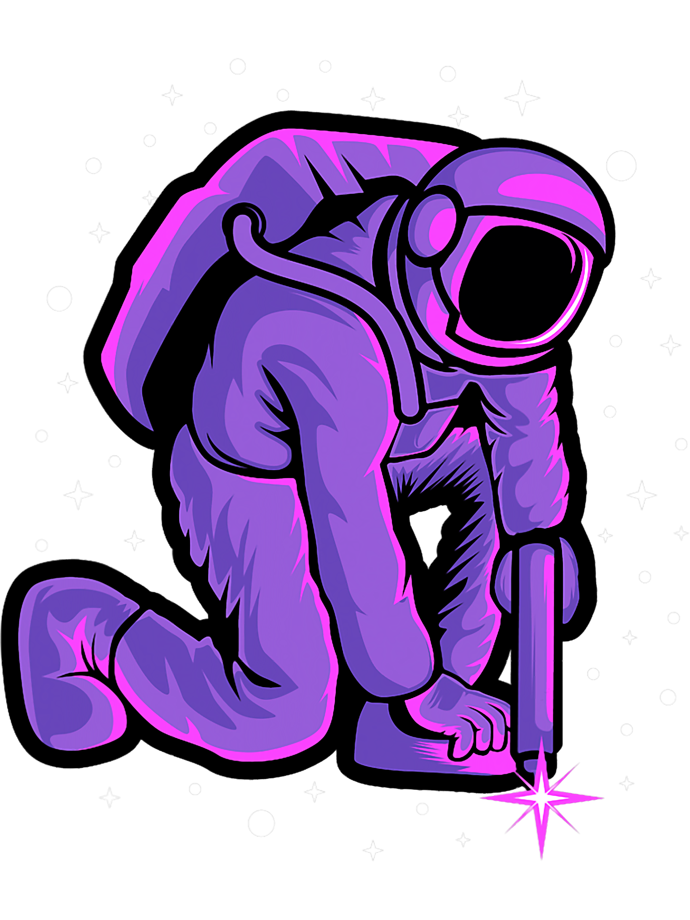 Welders Welding Astronaut Cosmonauts Space Moon Planets | Inspire Uplift