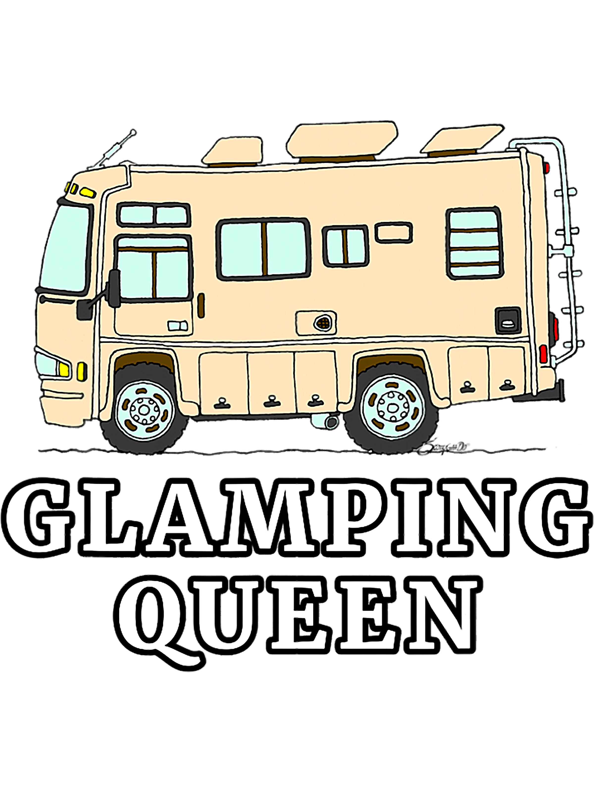 Motocross Biker RV Motorhome GLAMPING QUEEN | Inspire Uplift
