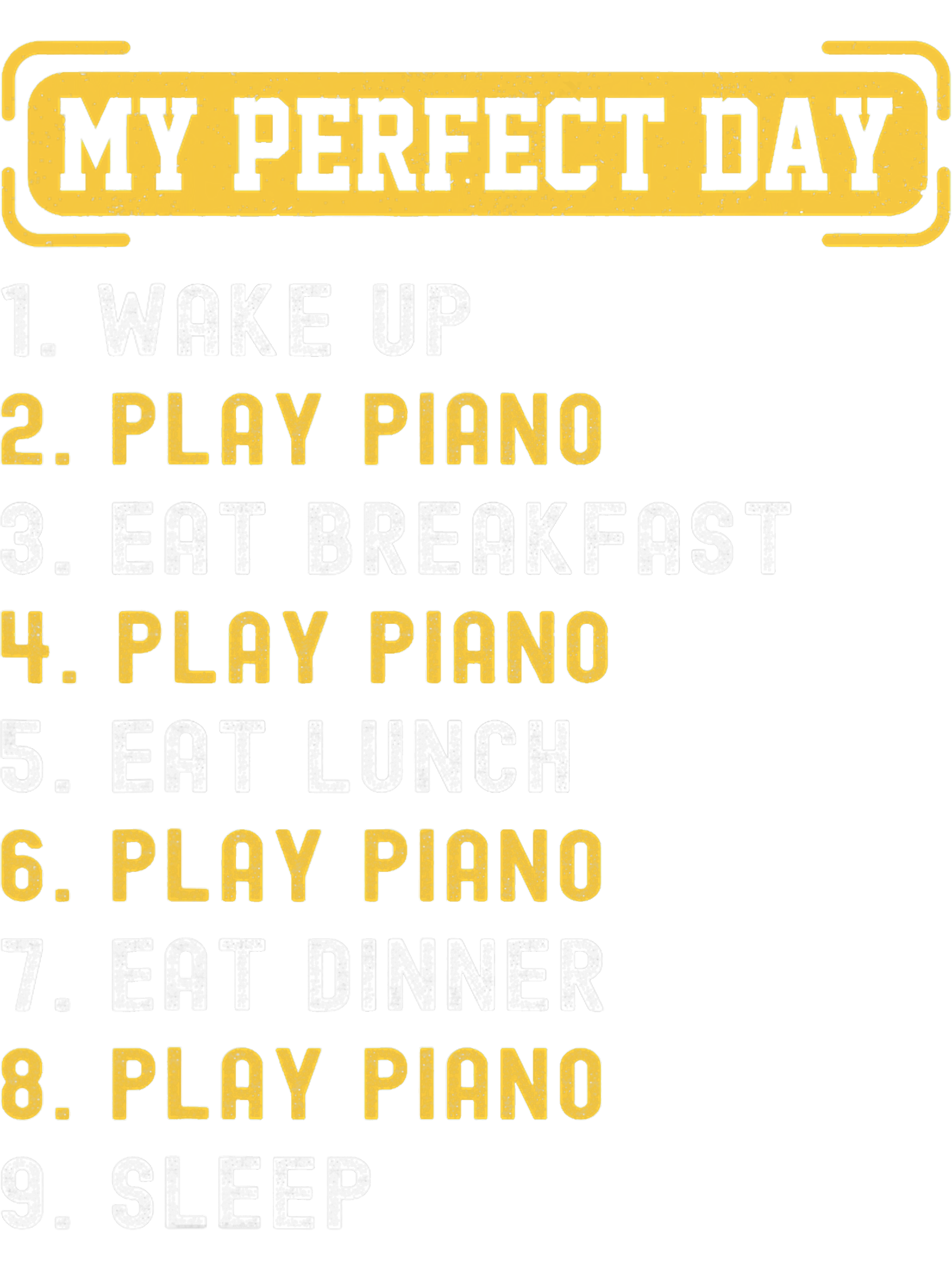 Piano Music My Perfect Day Play Piano Piano Player Funny Key | Inspire ...