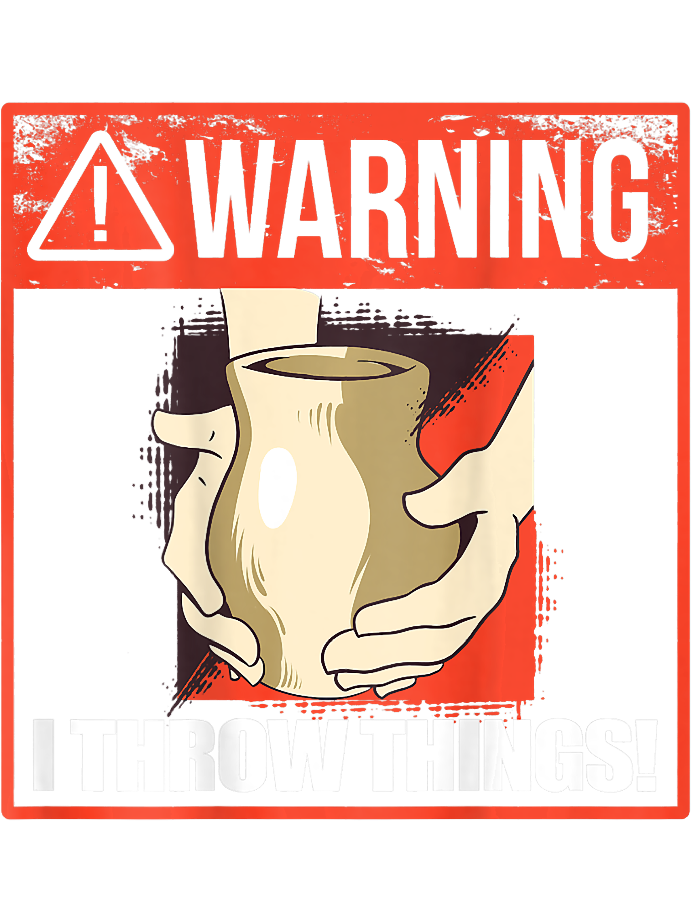 Otters WARNING I THROW THINGS Funny Pottery Ceramics Meme ON | Inspire ...