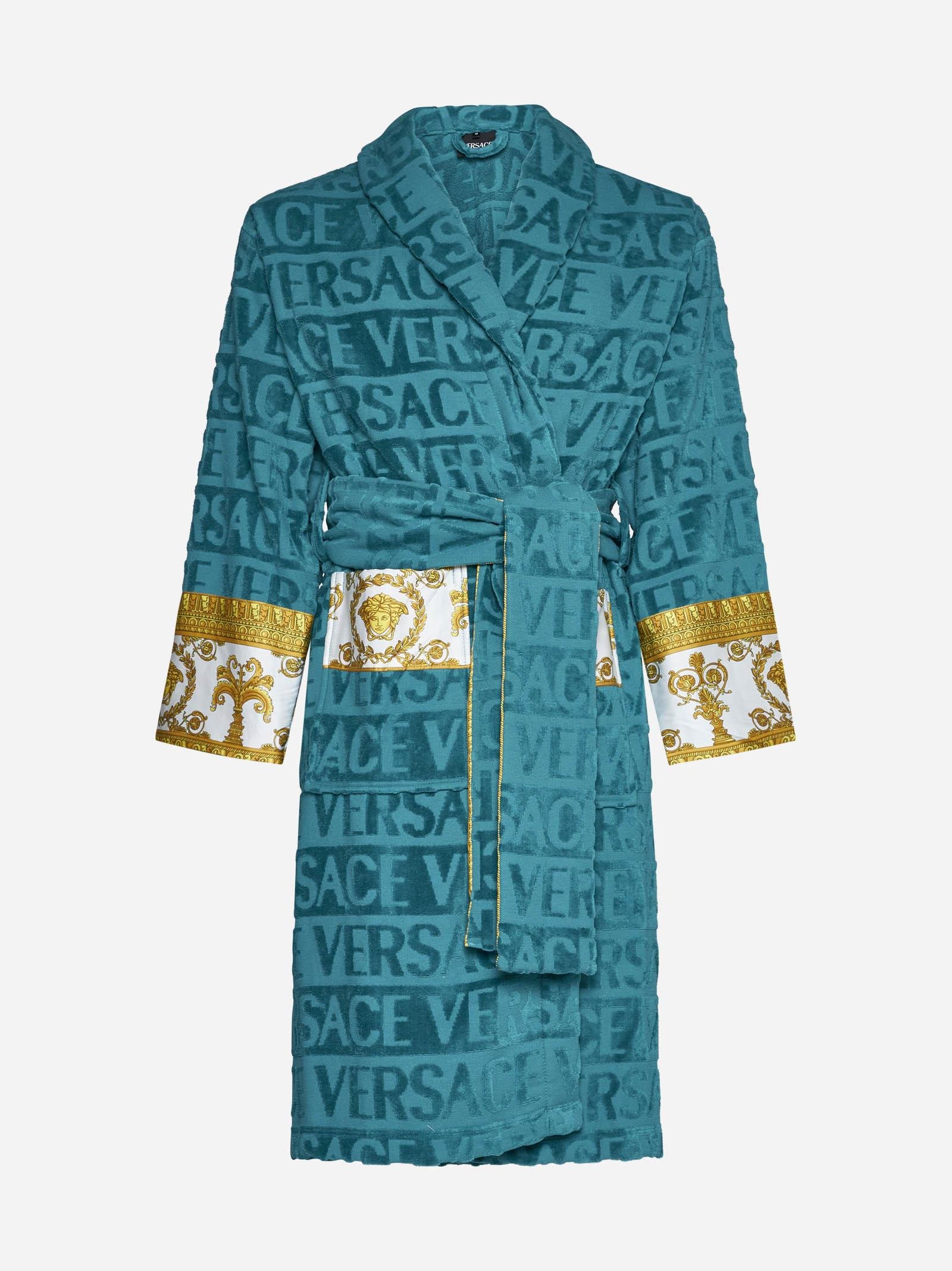 Versace Baroque Bathrobe - Capri Blue - Brand New (Size: Sma | Inspire ...