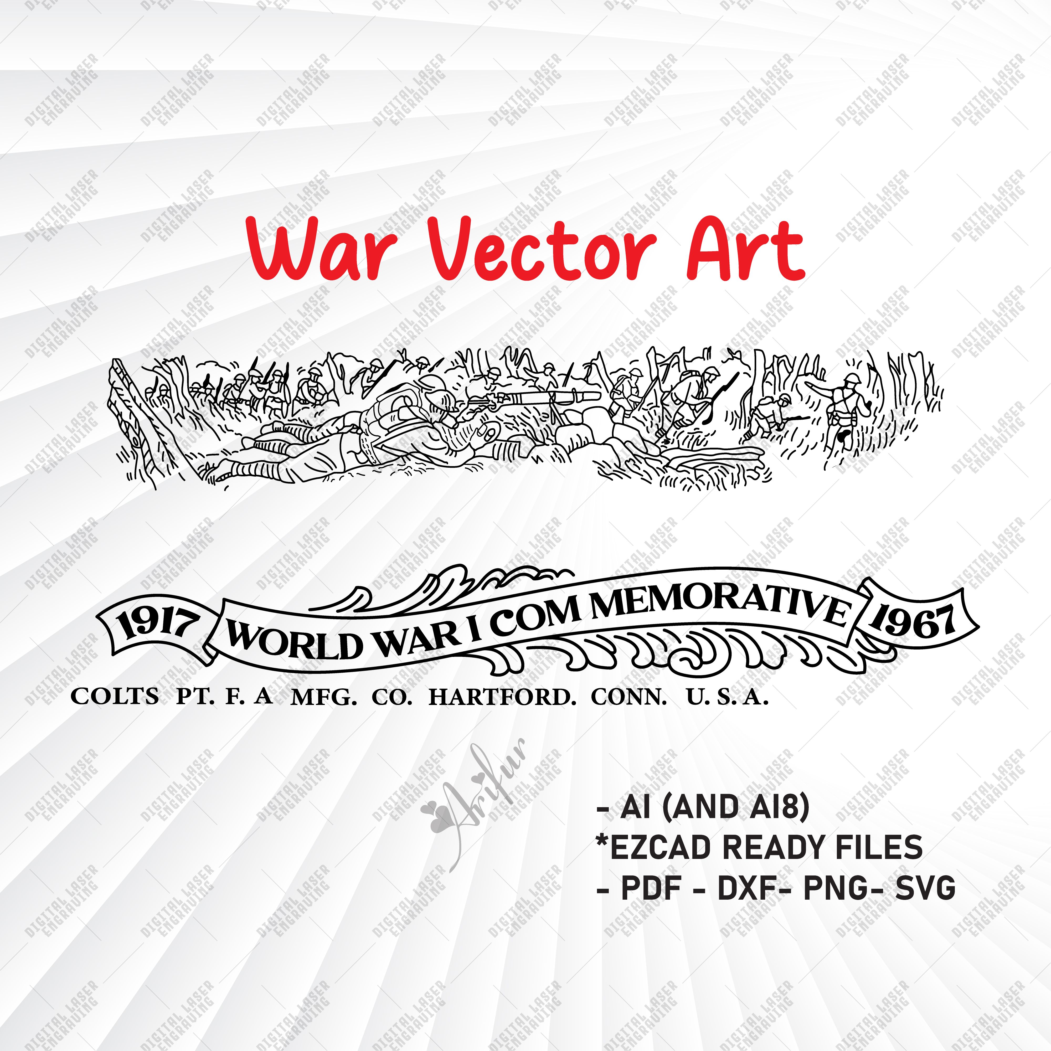 War Vector Art | Engraving War Design | Soldiers Vector | | Inspire Uplift