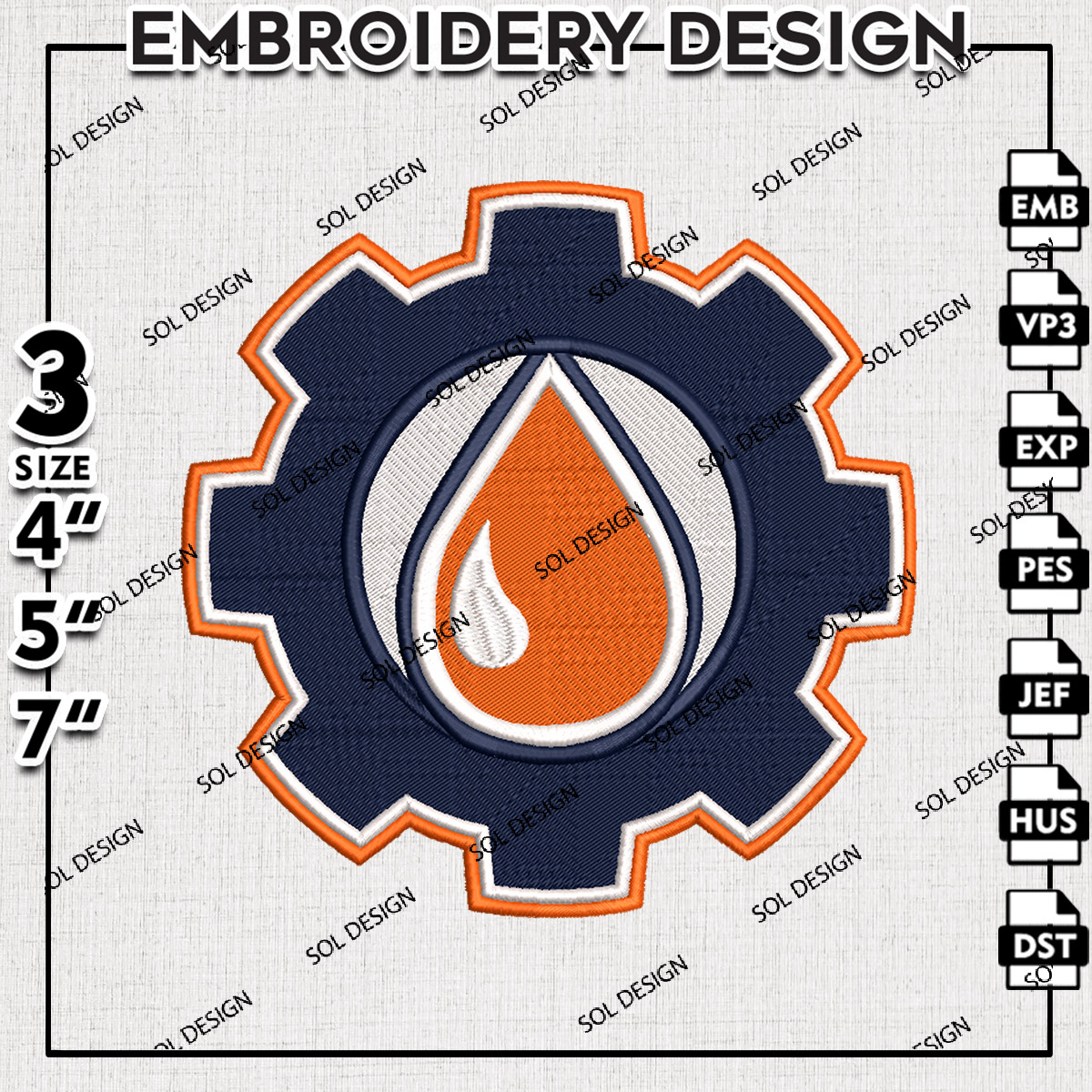 NHL Edmonton Oilers Embroidery Design, NHL Machine Embroider - Inspire ...