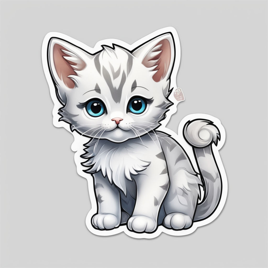Sad cat stickers. PNG and SVG - Inspire Uplift