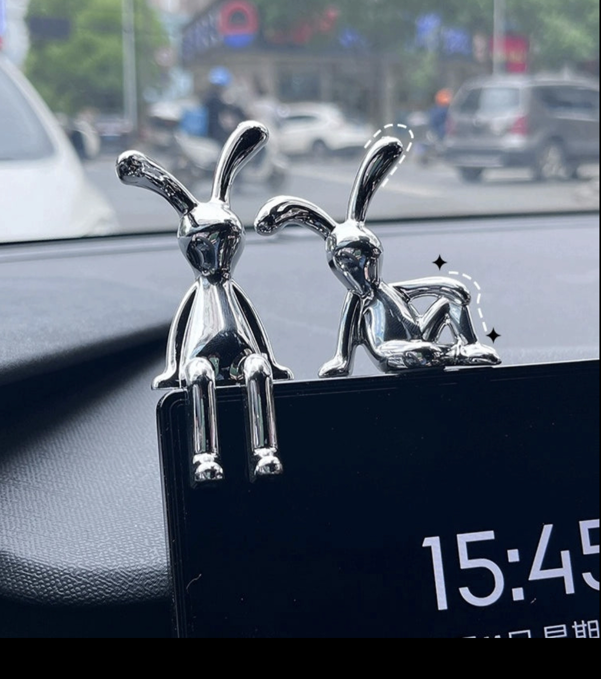 High- Entry Lux Rabbit Car Decoration | Inspire Uplift