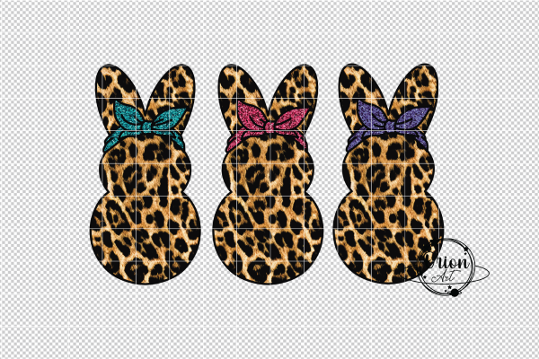 Easter Leopard Bunny PNG Sublimation Design | Inspire Uplift