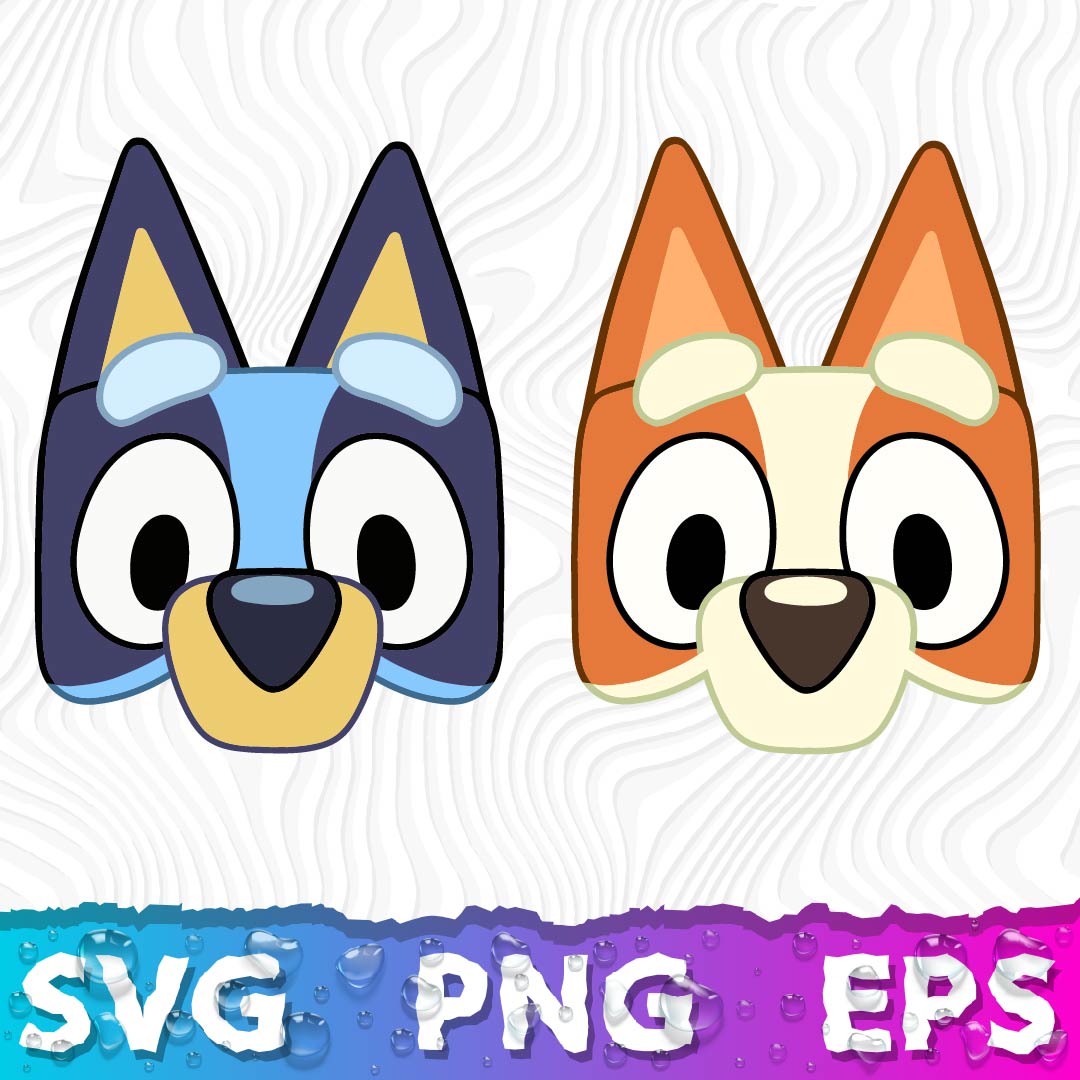 Bluey And Bingo PNG, Bluey Bingo SVG, Bluey SVG, Bingo Bluey | Inspire ...