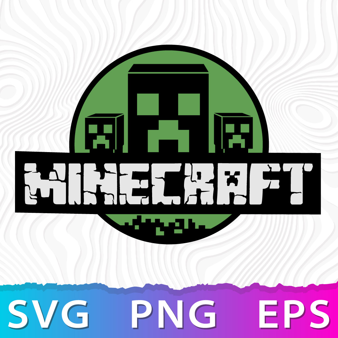 Minecraft Creeper Logo SVG | Inspire Uplift