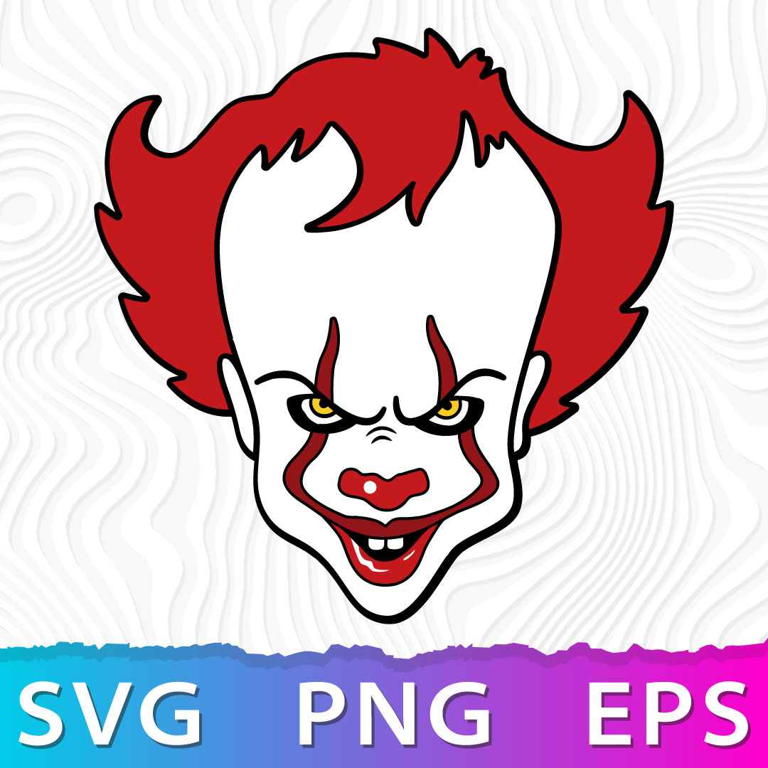 Pennywise SVG, Pennywise PNG, Pennywise Cricut, Pennywise PN - Inspire ...