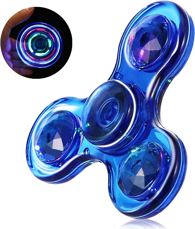 LED Fidget Spinners, Light up Sensory Fidget Toys for Kids | Inspire Uplift