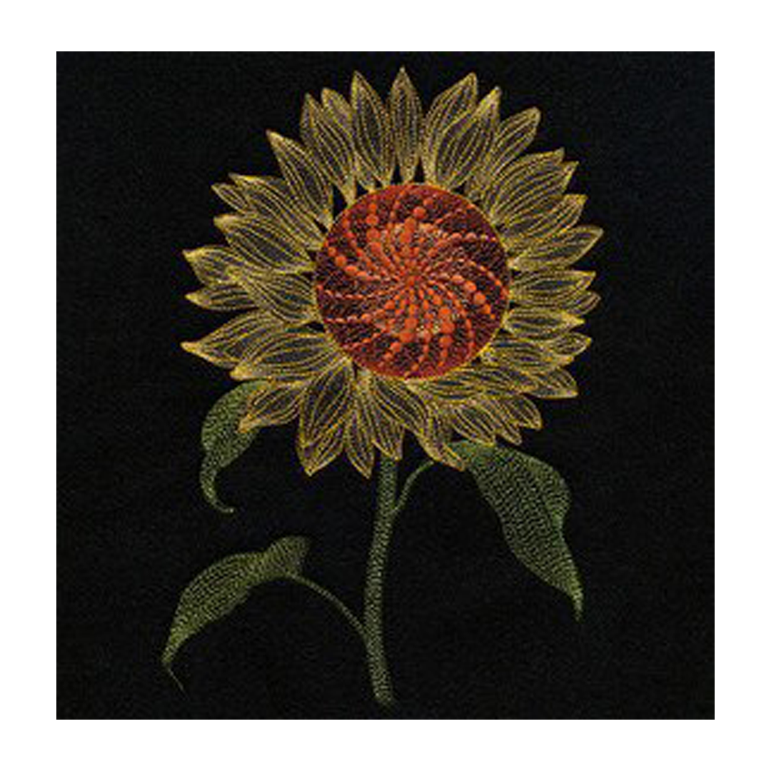 Sunflower embridery : Embroidery Design, Haddonfield EST Emb | Inspire ...