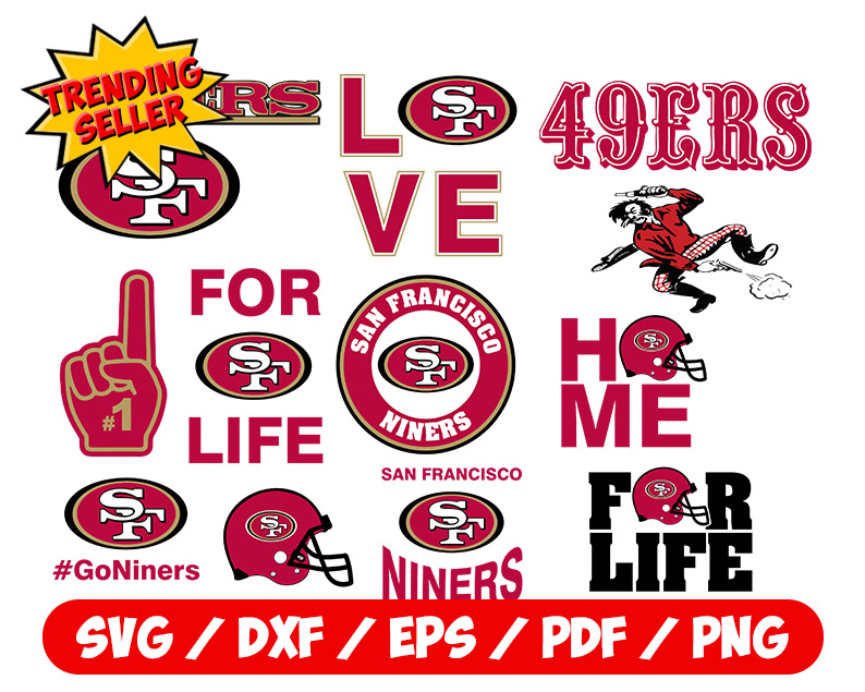 49ers Svg, 49ers Svg For Cricut, 49ers Mascot Svg, Team Masc | Inspire ...