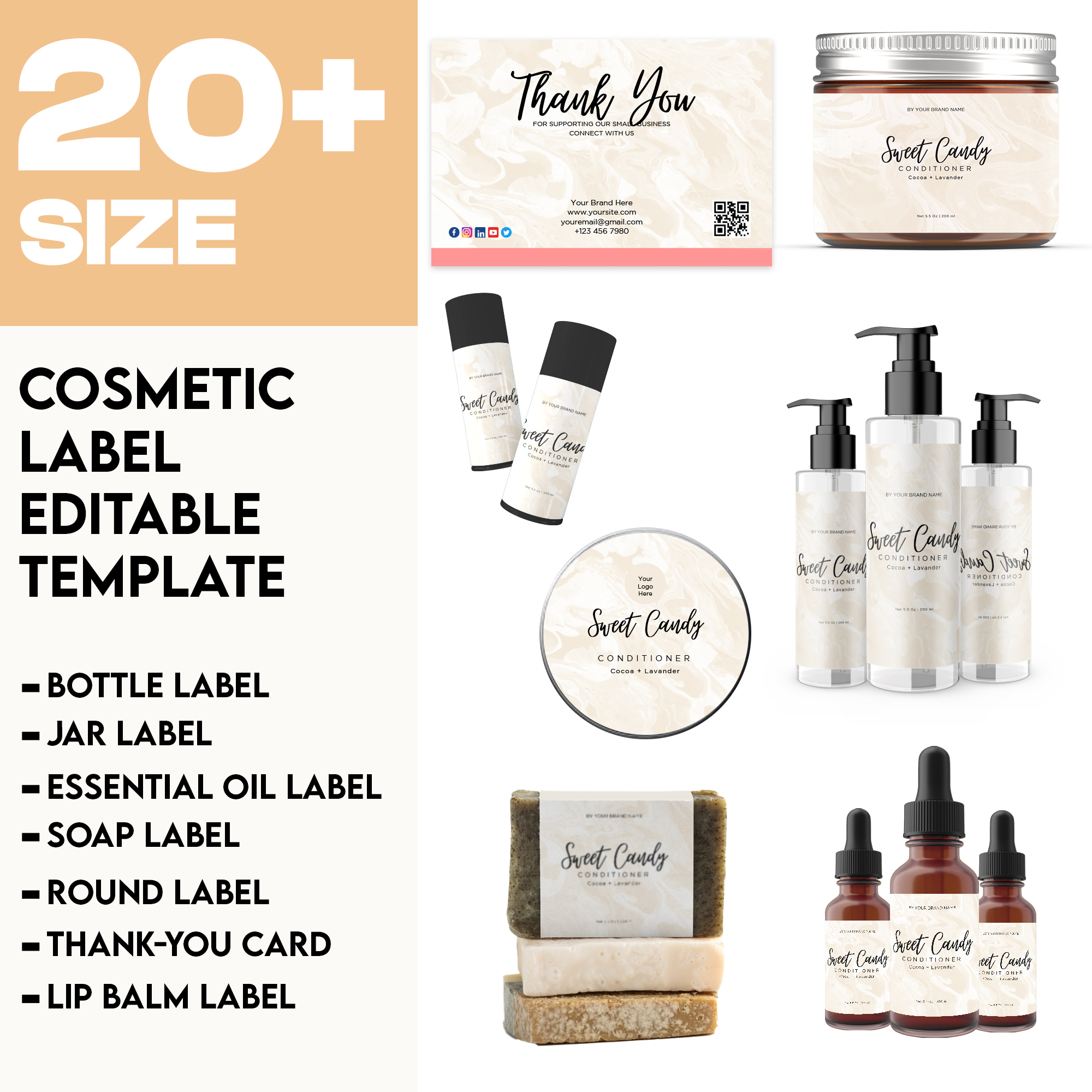 Customize Product Body Label Customer bottle label Canva Tem | Inspire ...