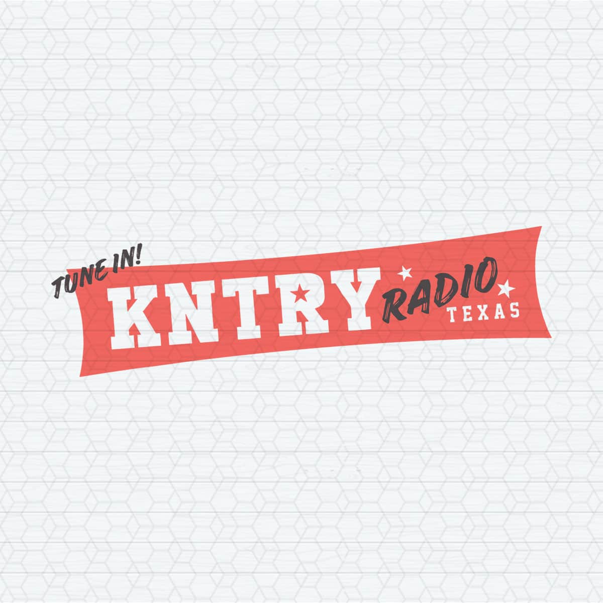 Retro Tune In Kntry Radio Texas Country Music SVG - Inspire Uplift