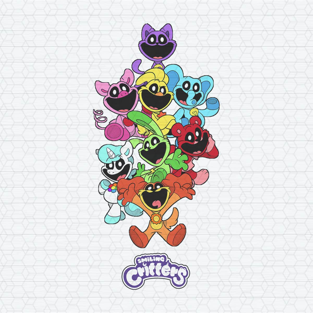 Smiling Critters Poppy Playtime Character PNG - Inspire Uplift