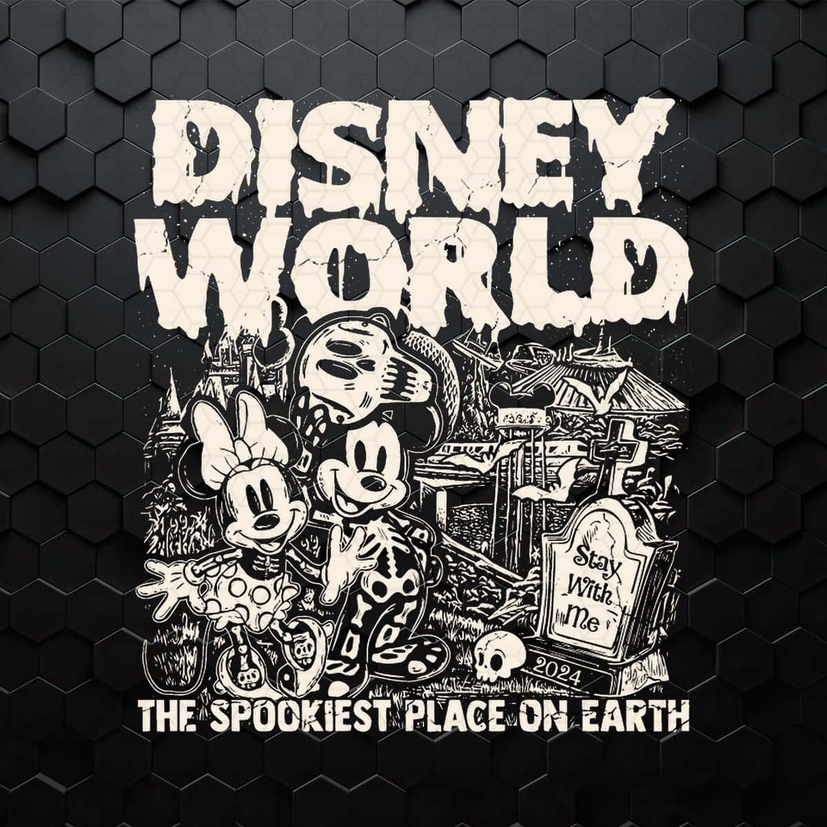 Disneyworld The Spookiest Place On Earth SVG | Inspire Uplift