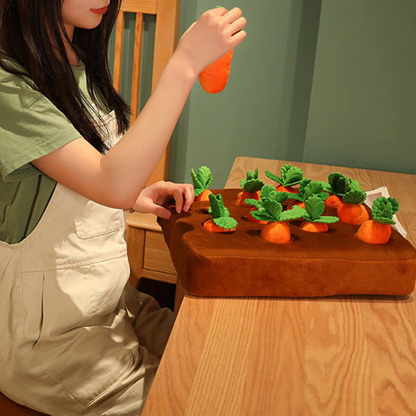 Carrots Push & Pull Plush Toy (Kids & Adults) | Inspire Uplift