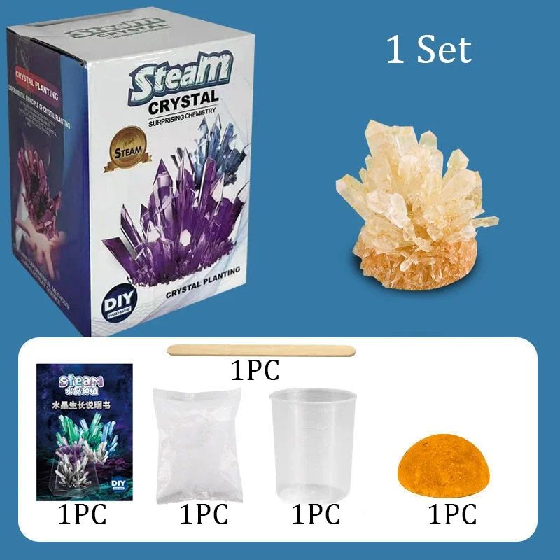 Magics Crystal Growing Kit – Fun STEM Experiments for Kids | Inspire Uplift