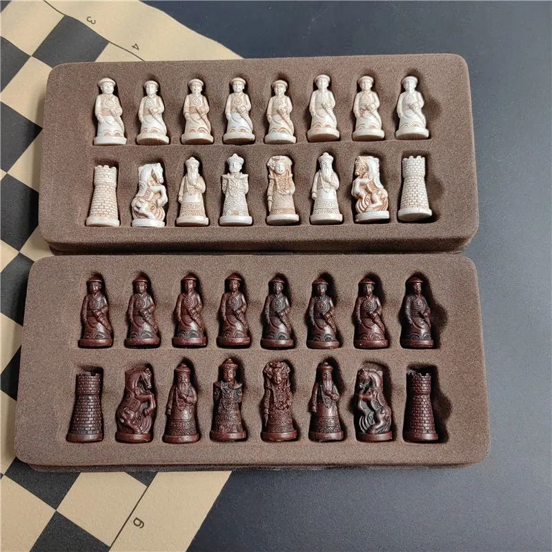 Imitation Ancient Resin Chess Set – Qing Bing | Inspire Uplift