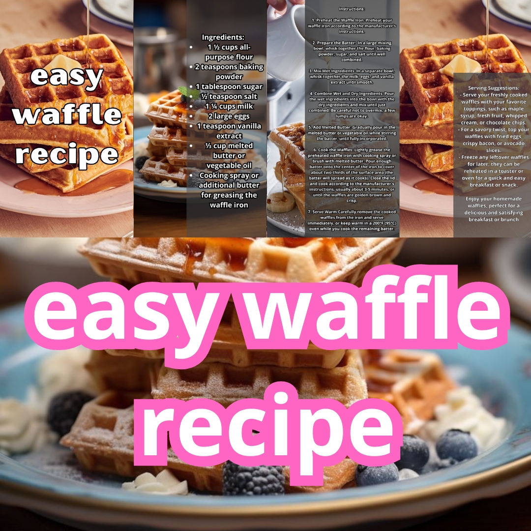 easy waffle recipe Waffle Wonders Quick and Easy Recipes for | Inspire ...